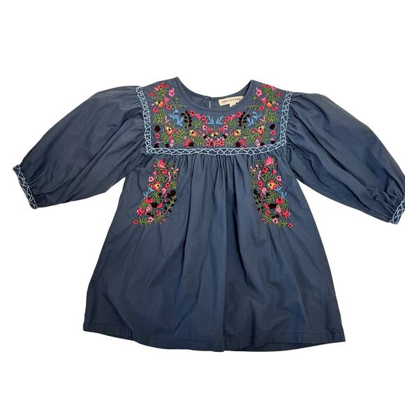 Mimi & Maggie | Dresses | Mimi Maggie Girls Embroidered Dress Long ...